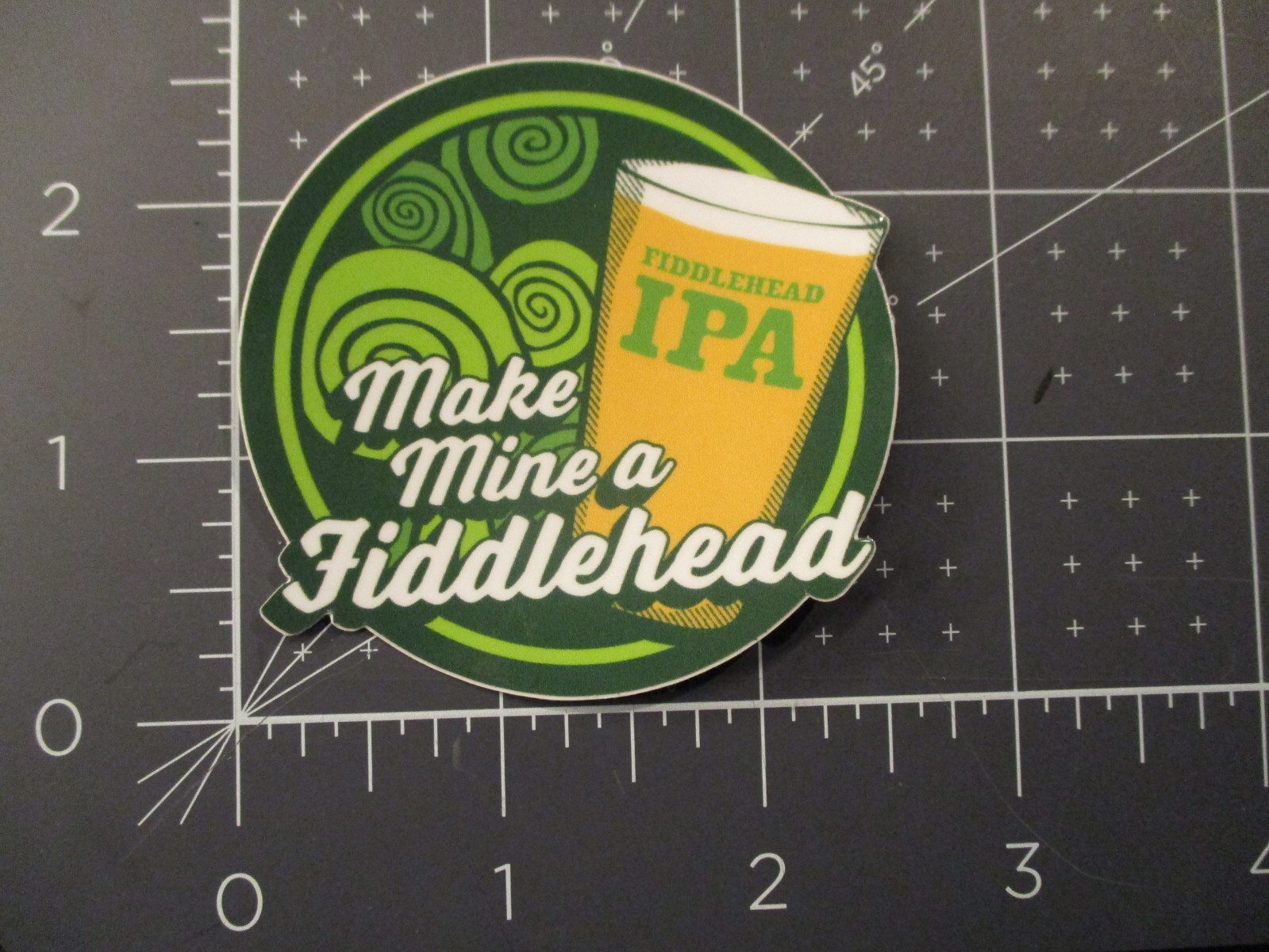 FIDDLEHEAD BREWING vermont second fiddle make STICKER decal craft beer ...