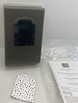 Stampin’ Up! ESSENTIAL TAG Punch Gift Tags, Labels & Paper Crafts New ...