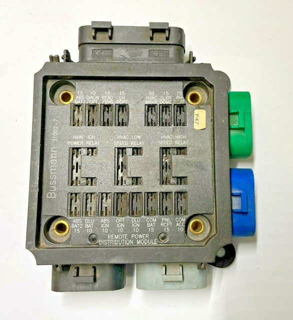 Bussmann Fuse Remote Power Distribution Module Block 31002-7 for sale ...