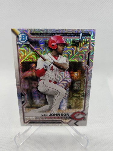 2021 Bowman Chrome Mojo Ivan Johnson #BCP-149 Cincinnati Reds 1st ...