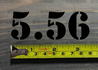 5.56 Sticker Decal 3.5" Ammo Can Box Label Ammunition Case DIE CUT ...