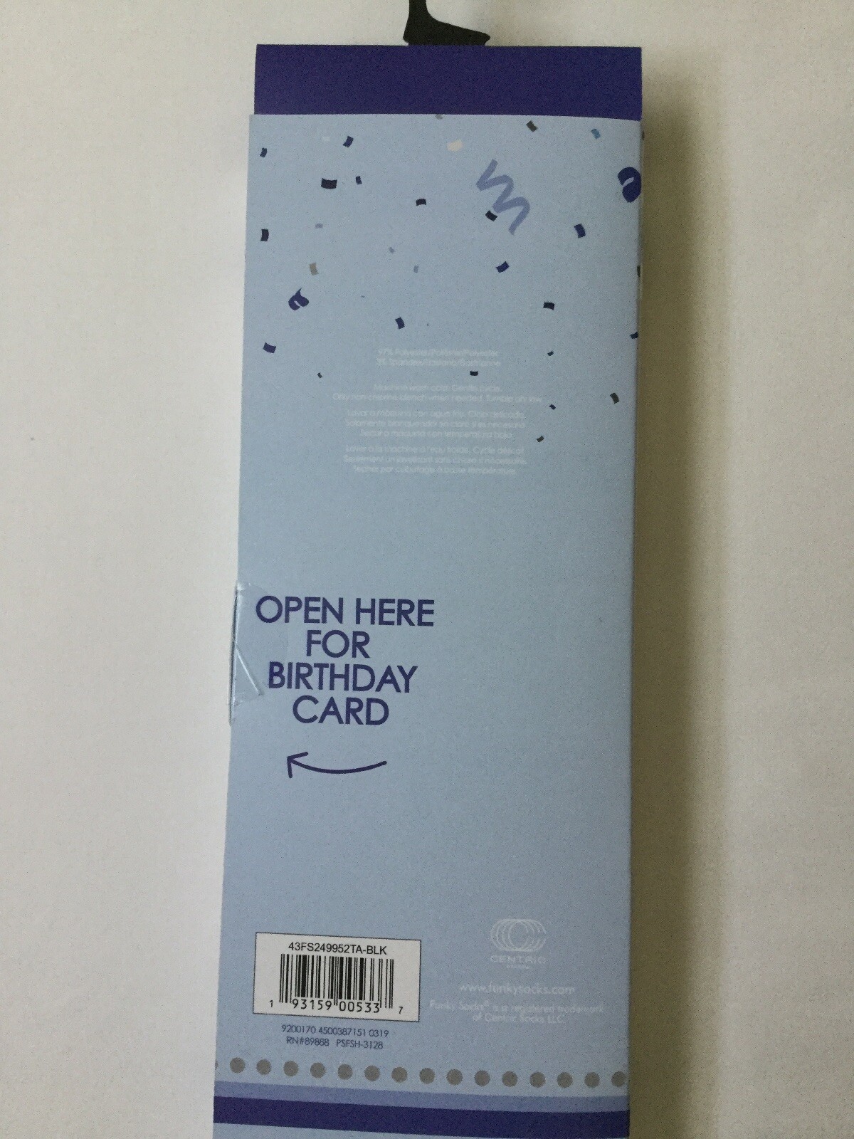 Funky Socks happy birthday sock and card combo beer shoe size 6-12 | eBay