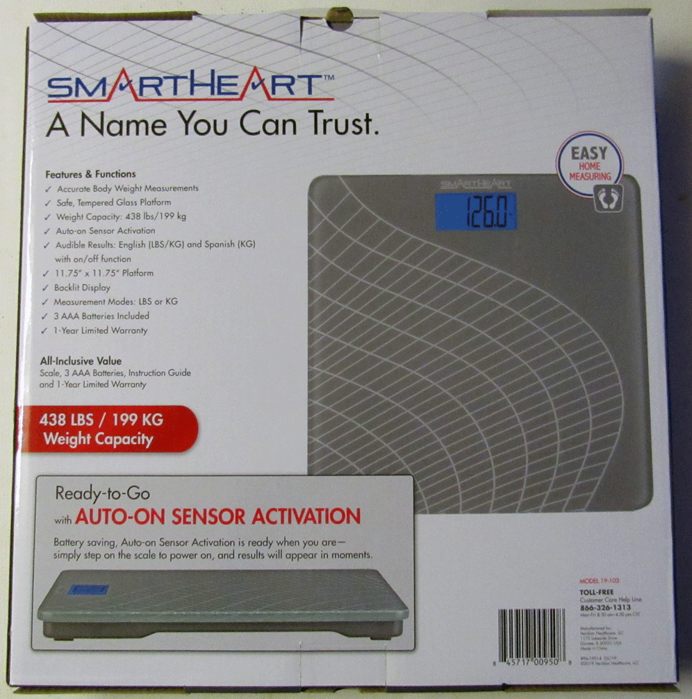 SMART HEART-TALKING DIGITAL WEIGHT SCALE - BRAND NEW ! - DUO-LANGUAGE ...