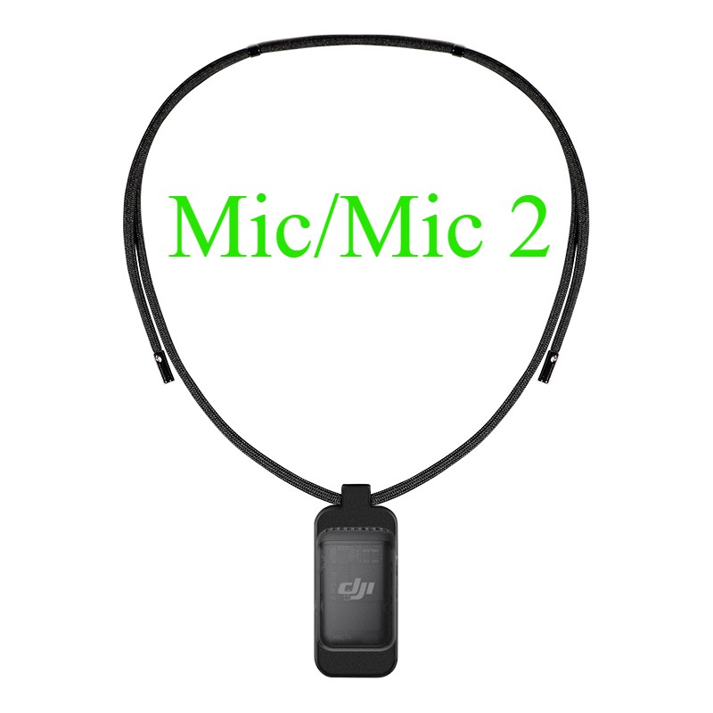 For DJI Mic Mini/Mic 2 Clip Magnet Hidden Magnetic Adjustable necklace ...