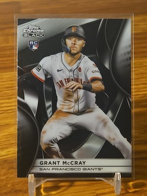 2025 Topps Chrome Black Grant McCray #48 RC San Francisco Giants | eBay