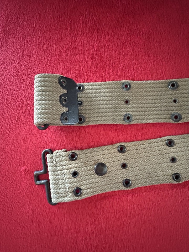 Original WW2 USGI M1936 Pistol Belt Light Khaki WWII | eBay