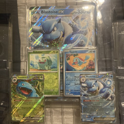 Pokemon 151 Blooming Waters Premium Collection 5 Promo Cards Jumbo ...