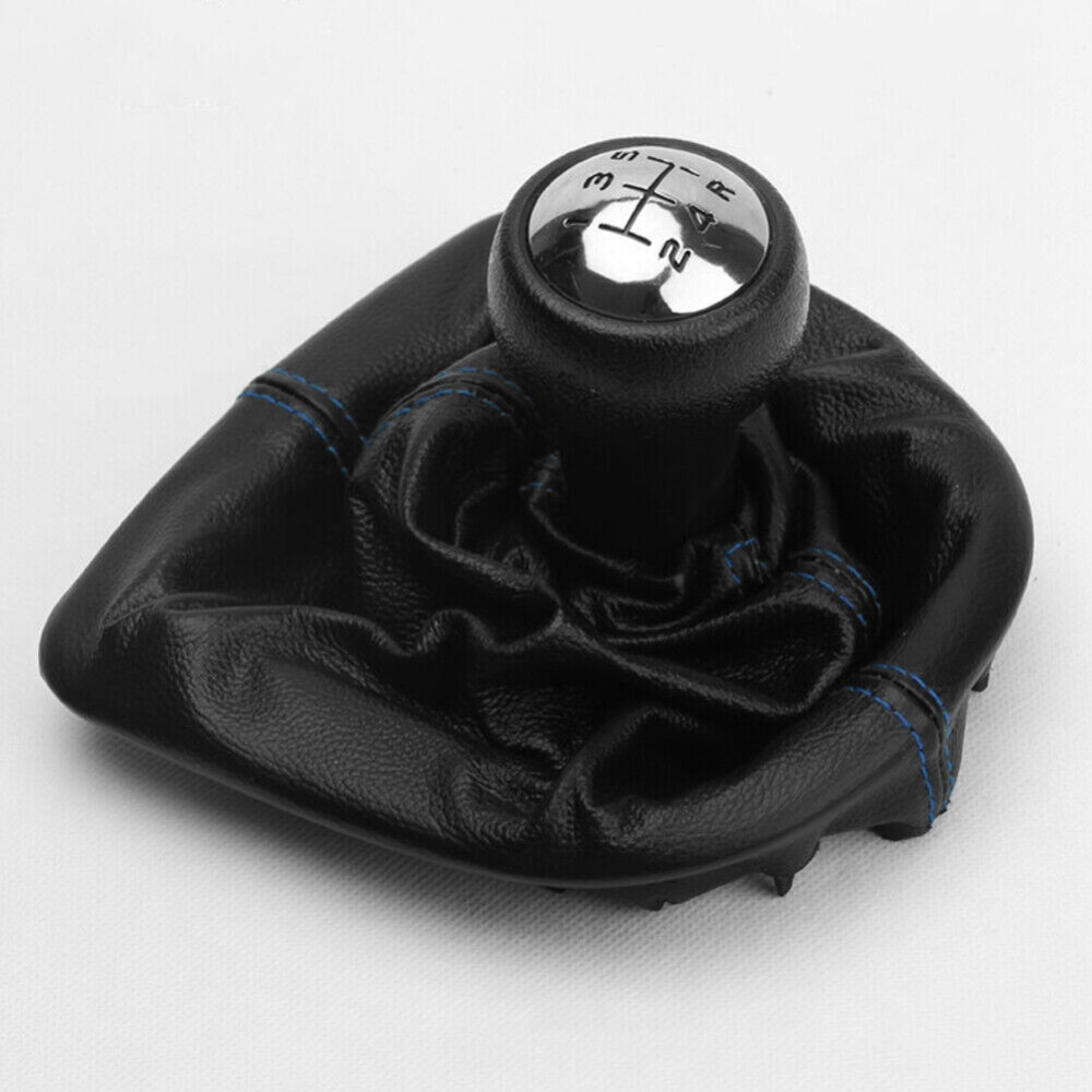 Universal PU Leather Gear Shift Collar Shifter Stick Gaiter Boot Knob ...