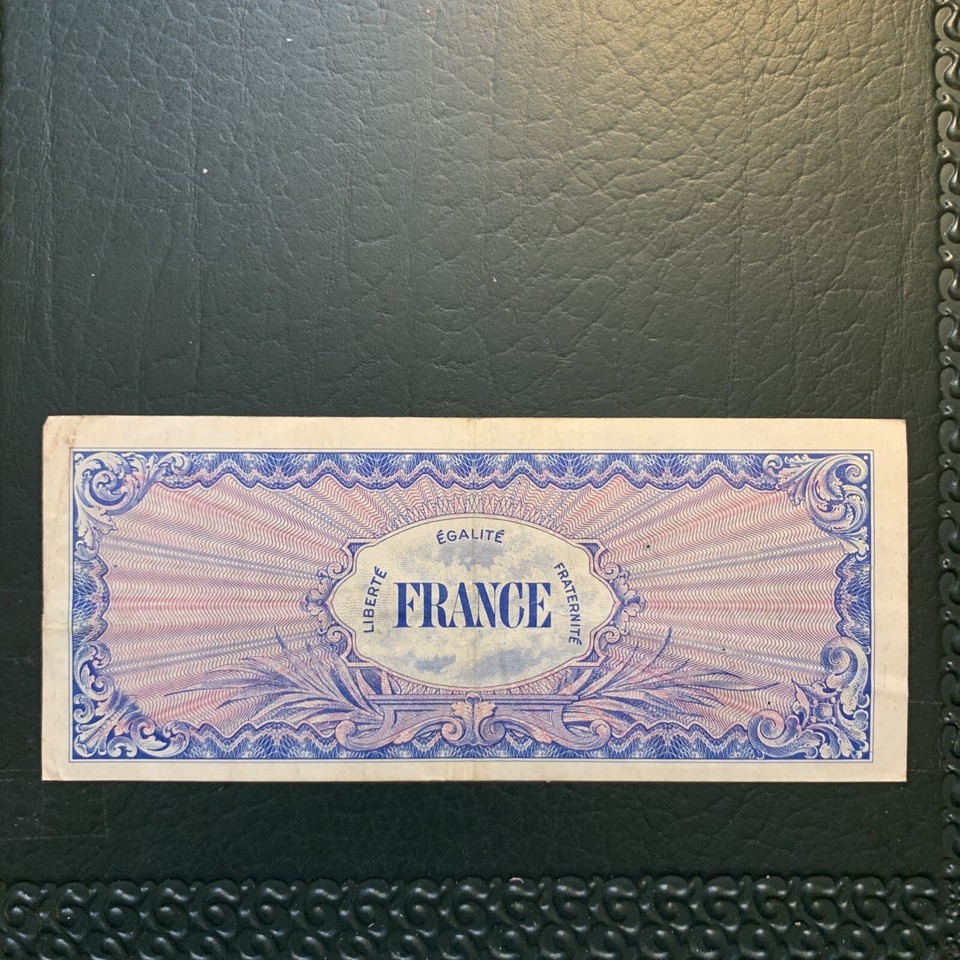 62881 Banknote 1944 Military Currency France 100 Francs Crisp Paper ...