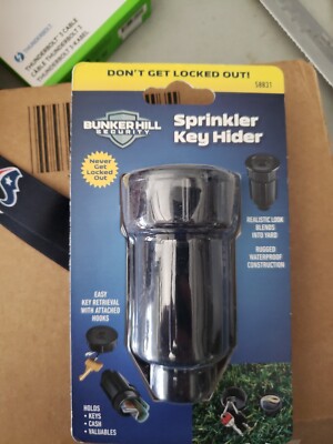Sprinkler Hide A Key Spare Cash Sprinkler Head Safe Holder Outdoor ...