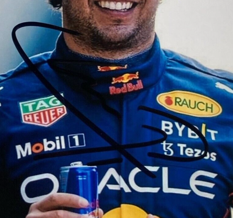 SERGIO PEREZ - TEAM RED BULL - HAND SIGNED - F1 *** 6x4 photo | eBay