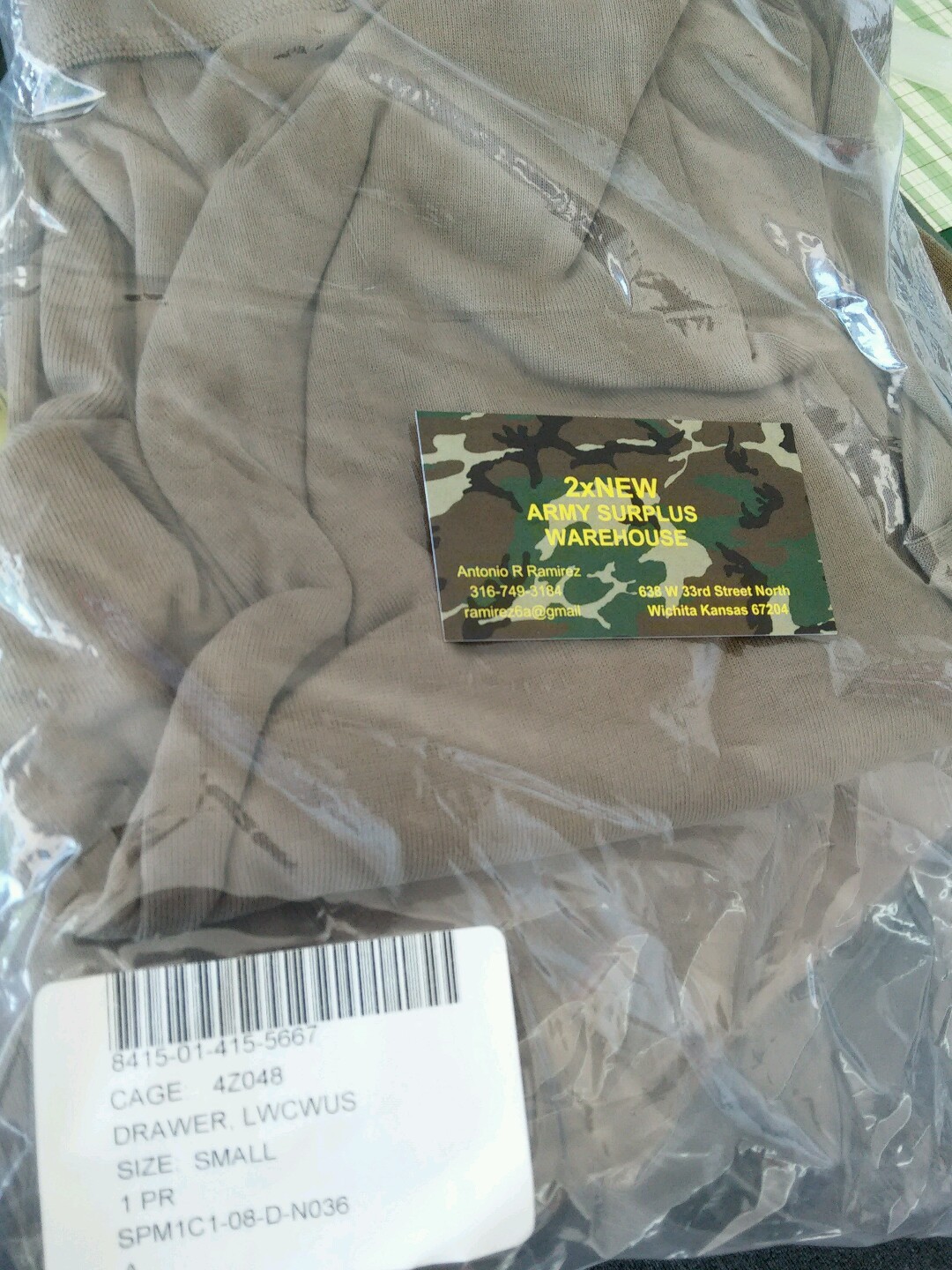 NEW COLD WEATHER DRAWERS LONG JOHNS SMALL US Military NIB | eBay