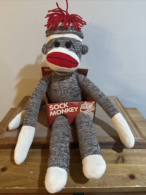 NEW IN BOX SCHYLLING 20” PLUSH SOCK MONKEY 2009 "LOOK" | eBay