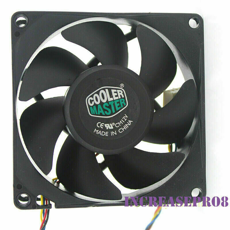 Cooler Master FA08025M12LPA CPU Cooling Cooler Mute Fan 12V 0.45A 4-pin ...