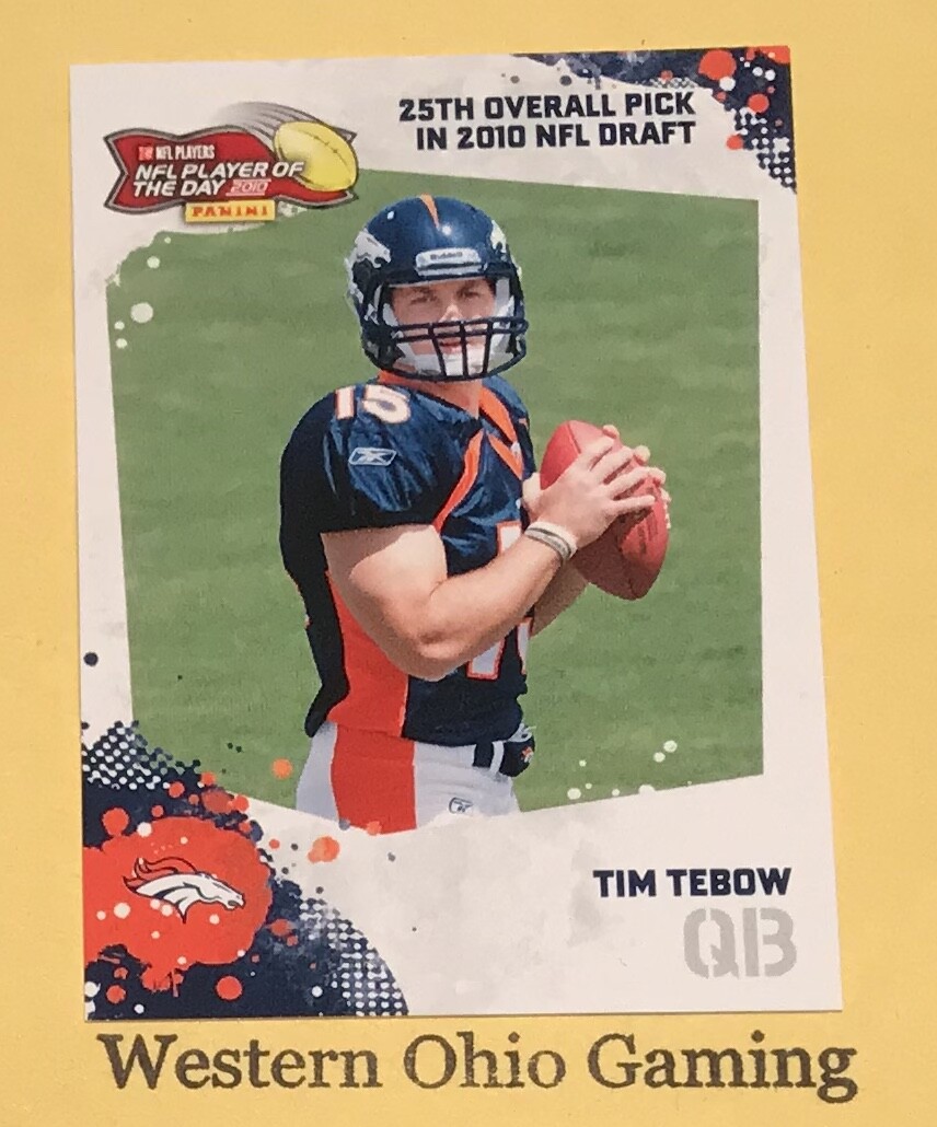 2010 Panini Player of the Day Tim Tebow #POD-TT1 Rookie Card #074/100 ...