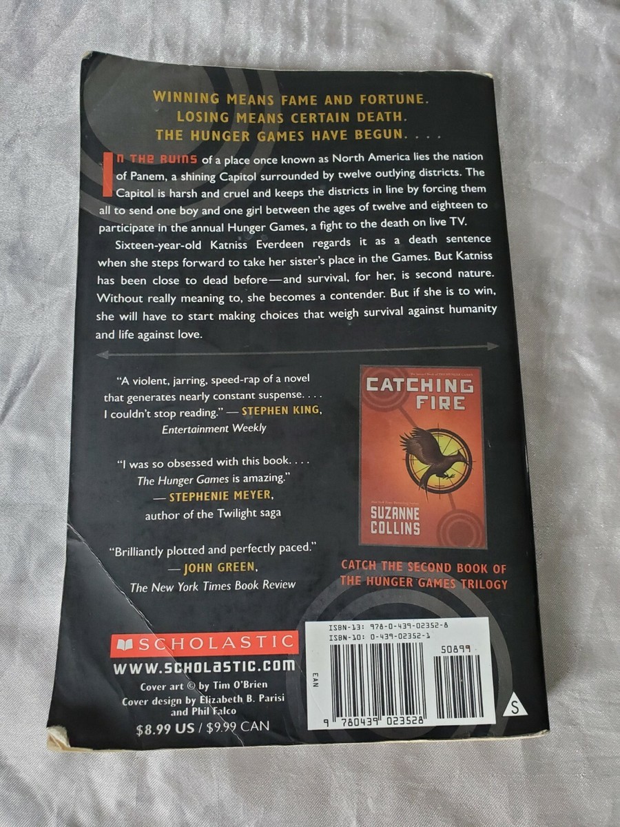 The Hunger Games Book Back Cover