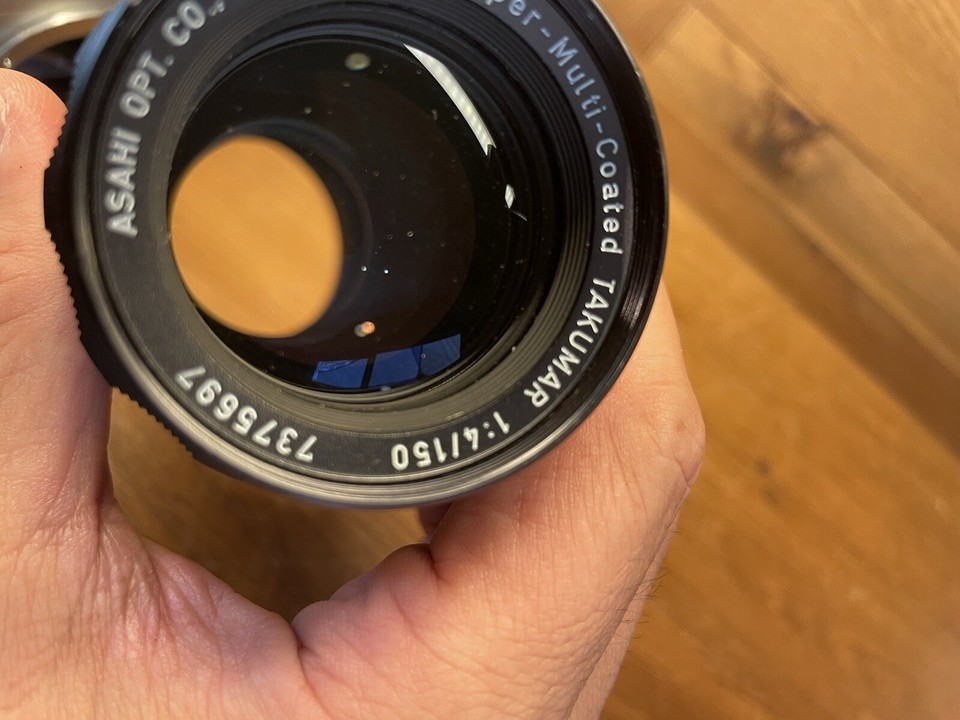 *Near Mint* Pentax Spotmatic F SPF Film Camera SMC Takumar 150mm F/4 ...