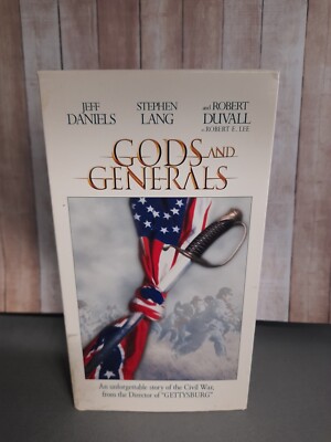 Gods and Generals (VHS, 2003, 2-Tape Set, Double Cassette) 85392329632 ...