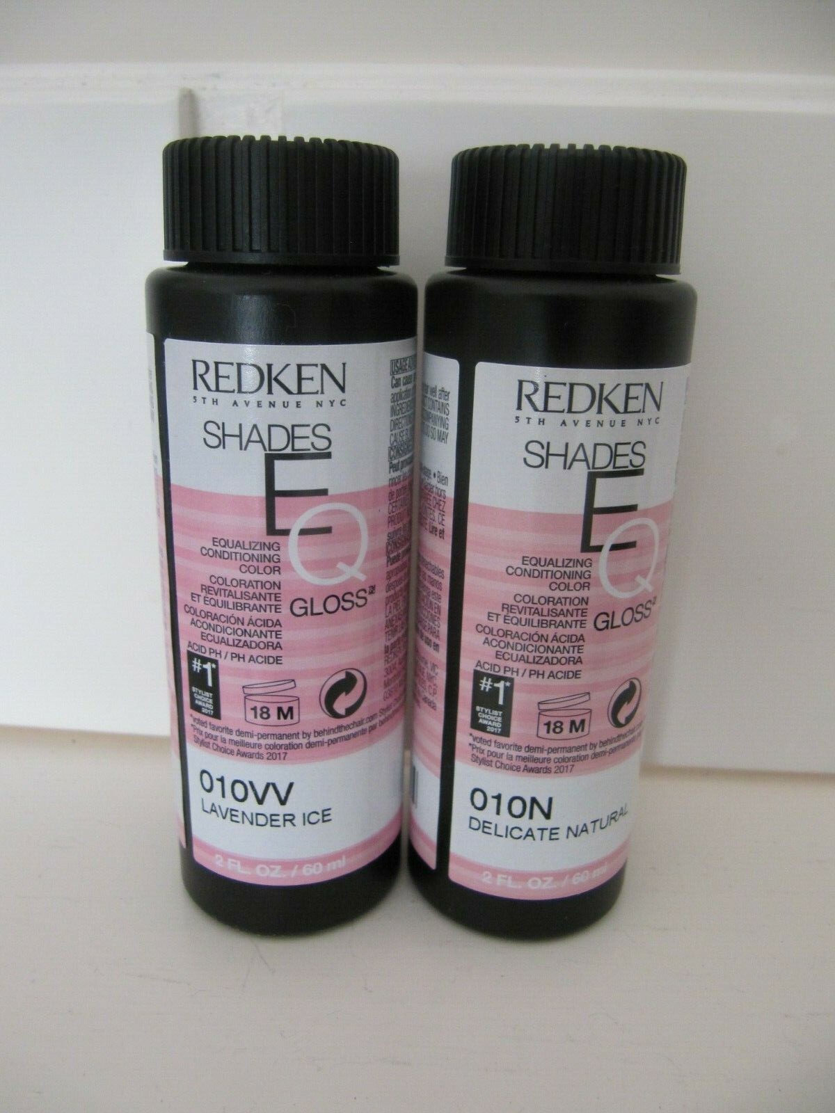 Redken Shades EQ Conditioning Color Gloss 2oz New Level 010N &10VV New ...