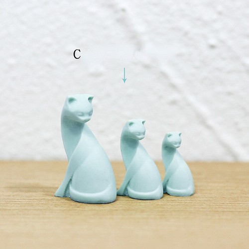 3x Dolls House 1:12TH Scale Miniature Cute Kitten Cats Famliy Decor ...