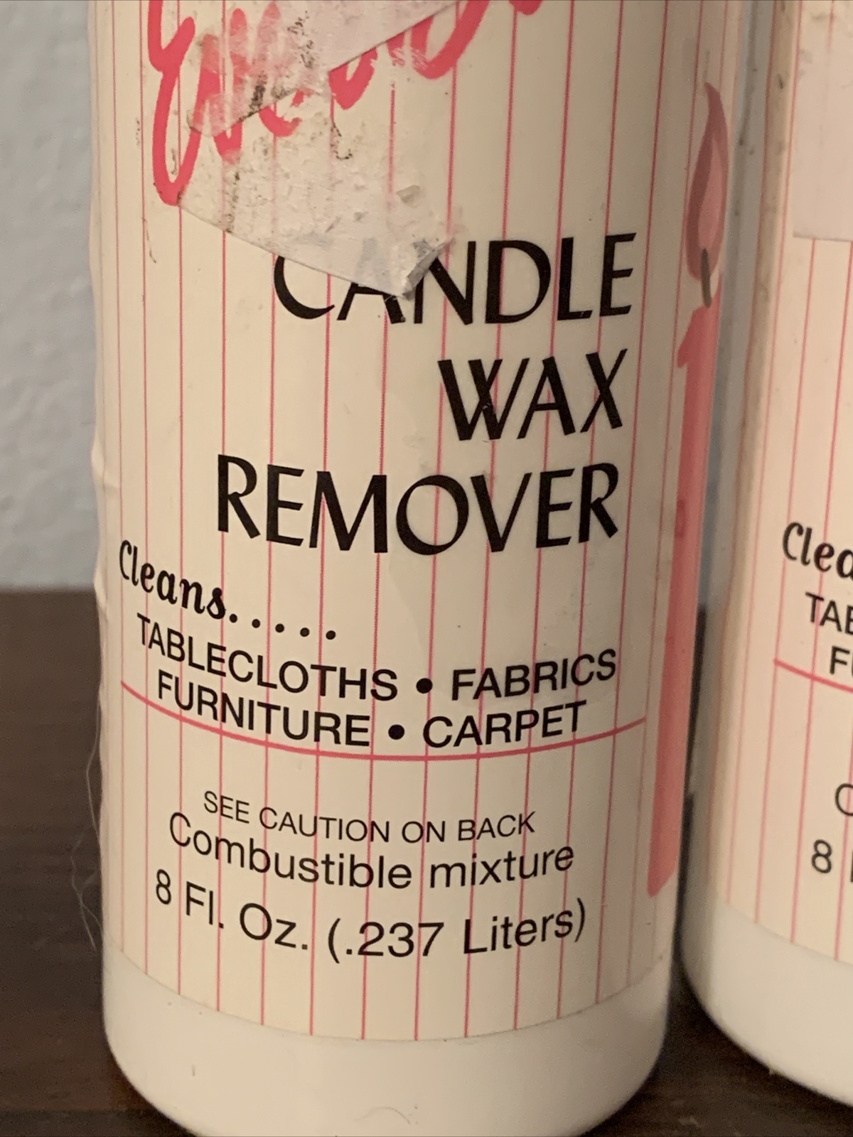 2 8oz Bottles Of Everblum candle wax remover, | eBay