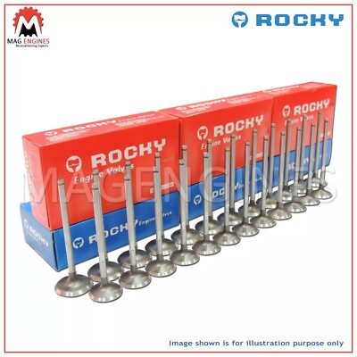 INTAKE & EXHAUST VALVES TOYOTA 1HD-FTE 24V COASTER LAND CRUISER 100 4 ...