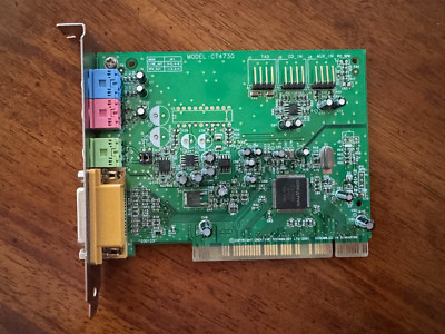 CT4730 Creative Labs SoundBlaster 16 PCI Sound Card | eBay