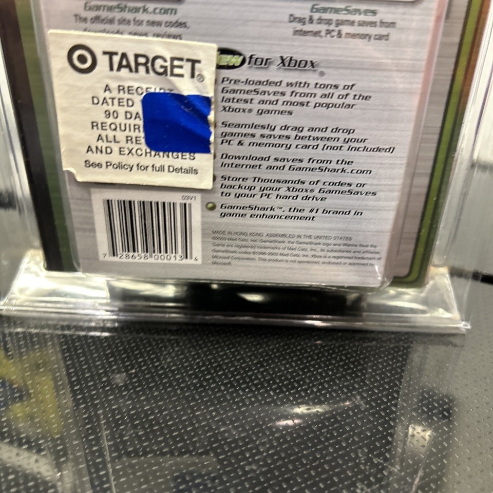 GameShark GameSaves Brand New Sealed for (Original Xbox) Cheat Code ...