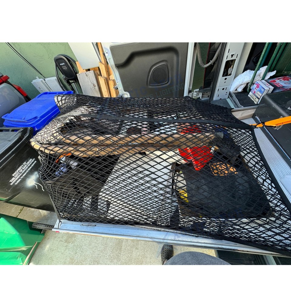 Truck Bed Bungee Cargo Net Stretchable Mesh Organizer for Camping Trip ...