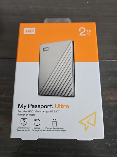 WD My Passport Ultra WDBC3C0020BSL 2 TB Portable Hard Drive-External ...