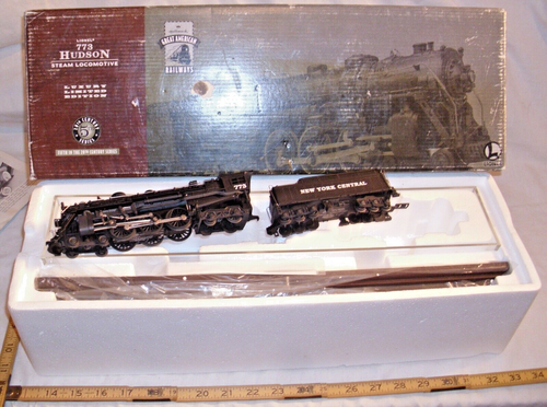 LIONEL HALLMARK 773 HUDSON STEAM LOCOMOTIVE WITH TENDER LIMITED EDITION ...