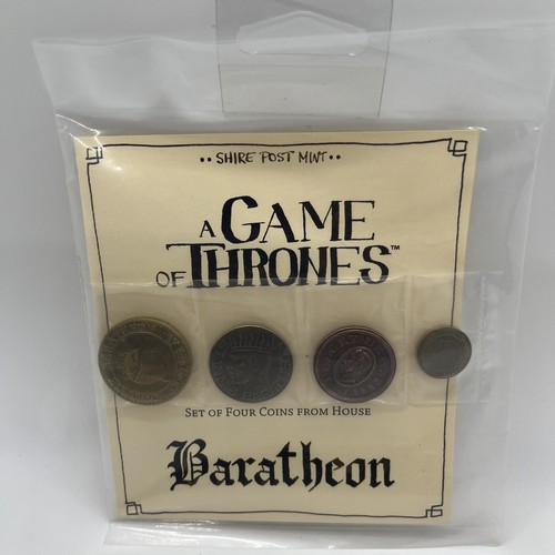 Shire Post Mint HOUSE BARATHEON Game Of Thrones 4 Collectible Coins NEW ...