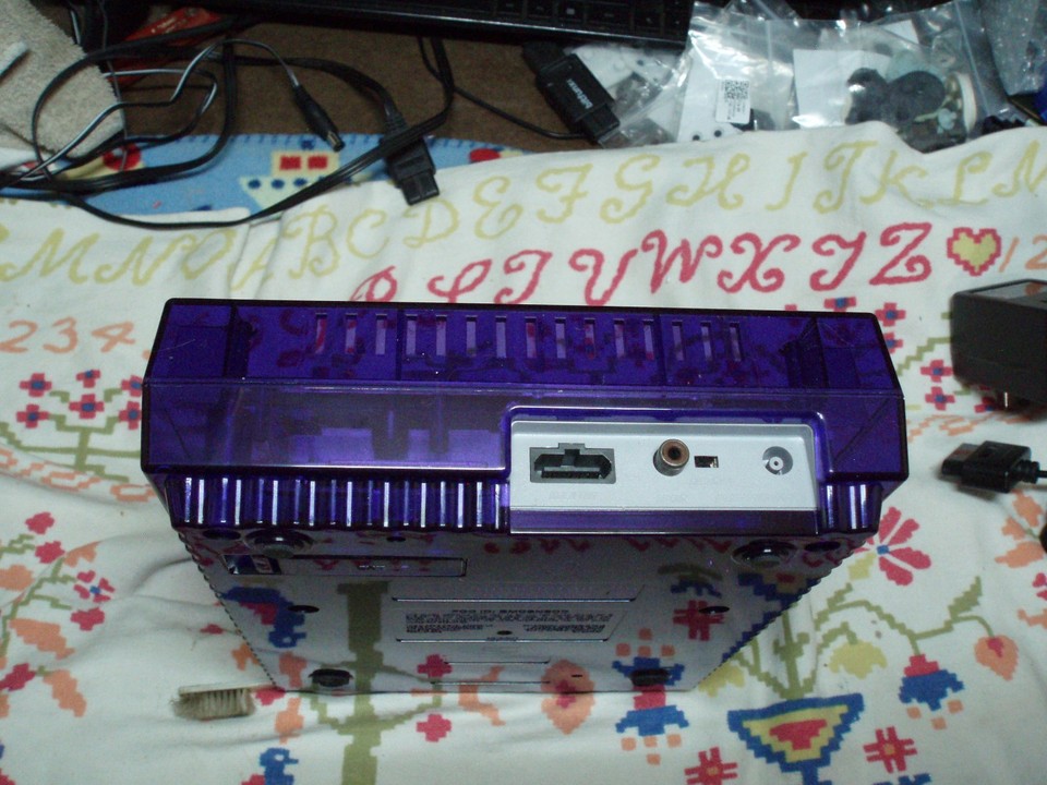 #494 Super Nintendo SNES CONSOLE- PURPLE, w/listed accessories | eBay