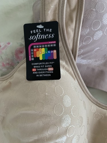 2 NWT Bali 3488 Comfort Revolution Bras WF Seamless Beige & Taupe ...