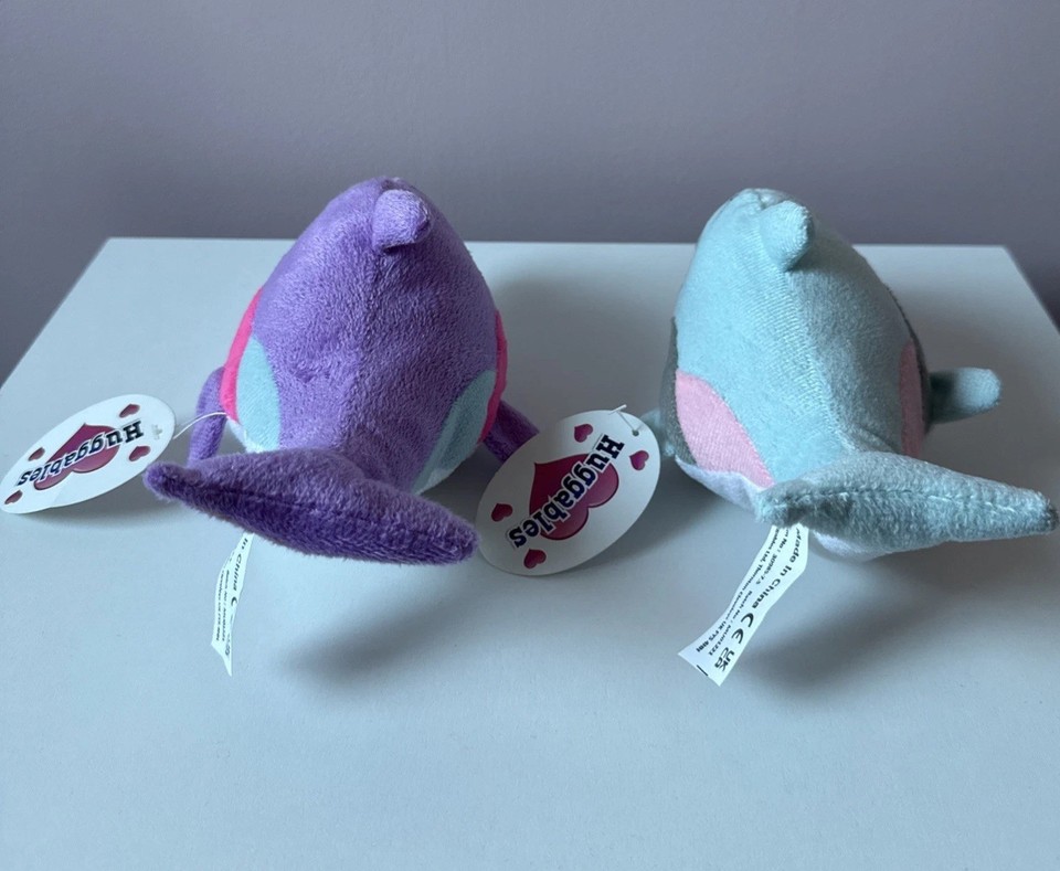 Soft Toy Dolphins Purple and Light Blue by Huggables New with Tags ...