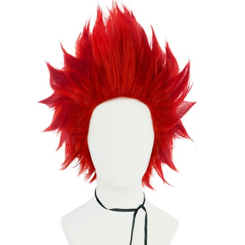 Red Spiky Wig Angry Wig Men Short Red Wigs for Anime Cosplay Funny Wigs ...