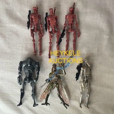 Star Wars Figure Battle Of Geonosis Arena Lot Super Droids Geonosian ...