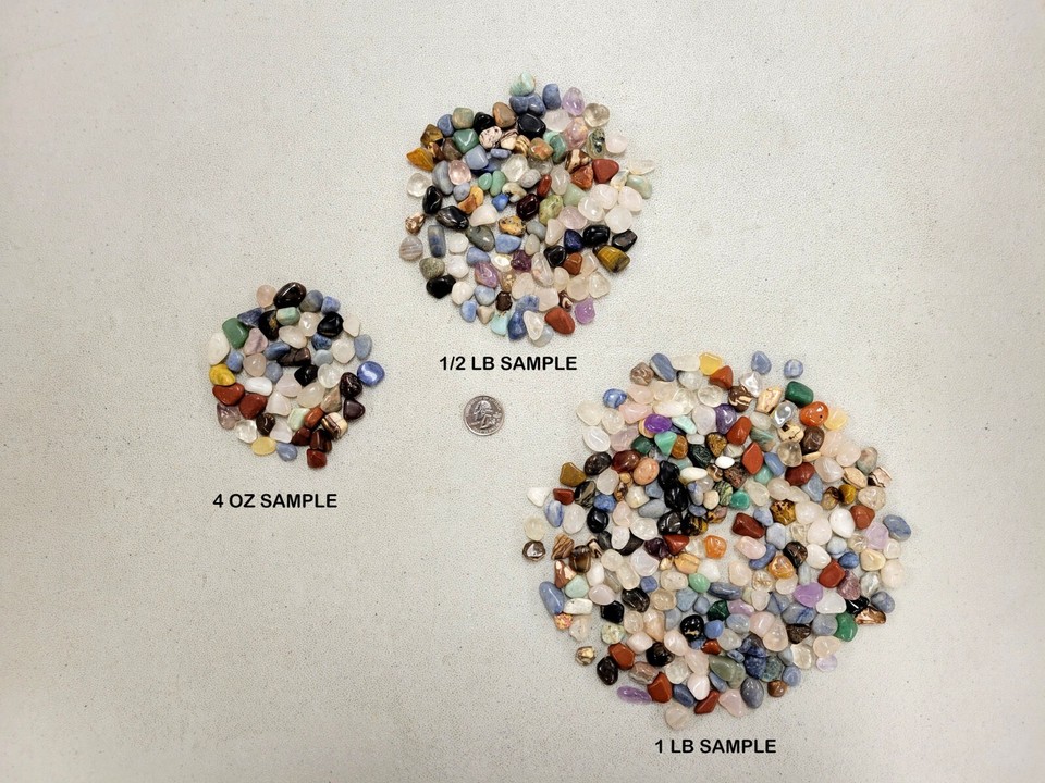Mini Tumbled Gemstones Brazilian Mix Bulk Natural Crystals Small Stones ...