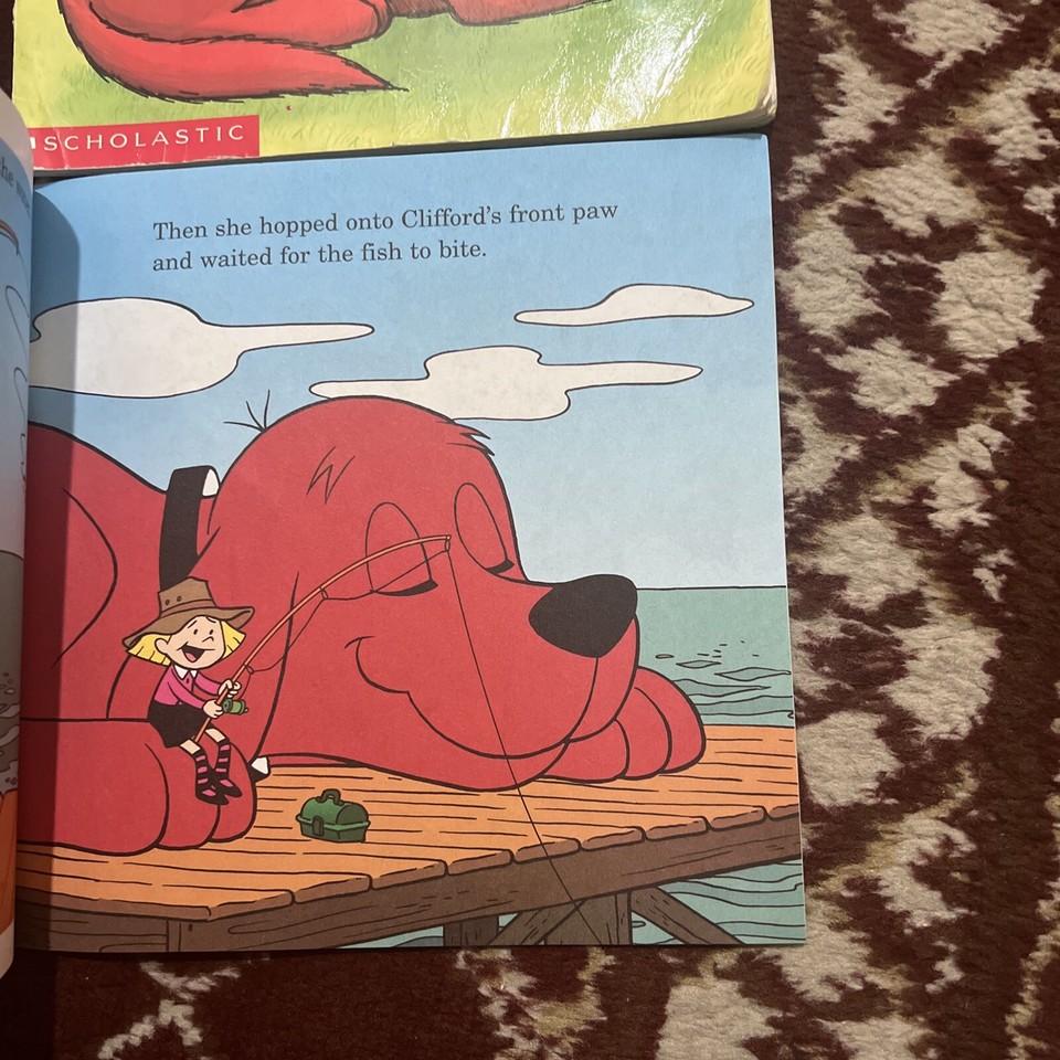 Clifford the Big Red Dog Big Red Dog Paperback Books Fishing Lessons ...