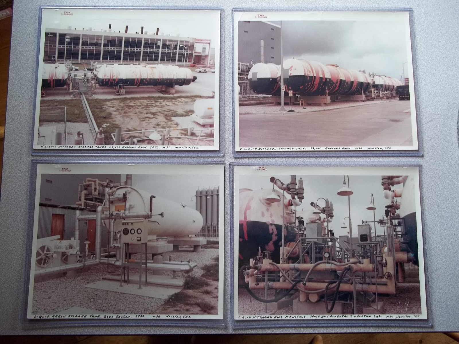 Vintage Red # Photos of NASA Liquid Nitrogen Tanks used for Rocket Fuel ...