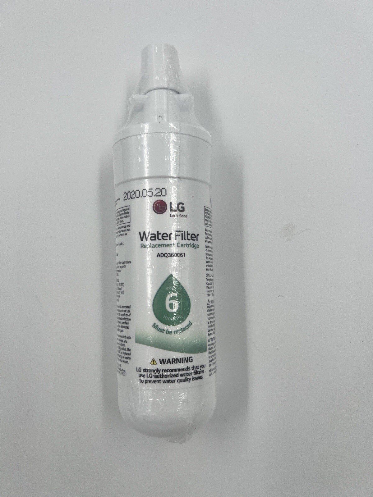 LG Water Filter Genuine OEM Original Replacement Cartridge LT700P ...