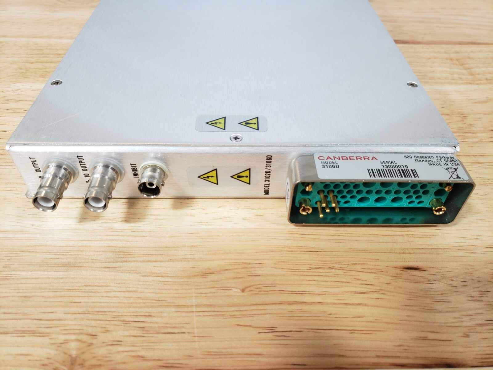 CANBERRA MIRION TECHNOLOGIES HIGH VOLTAGE POWER SUPPLY MODEL 3106D HVPS ...