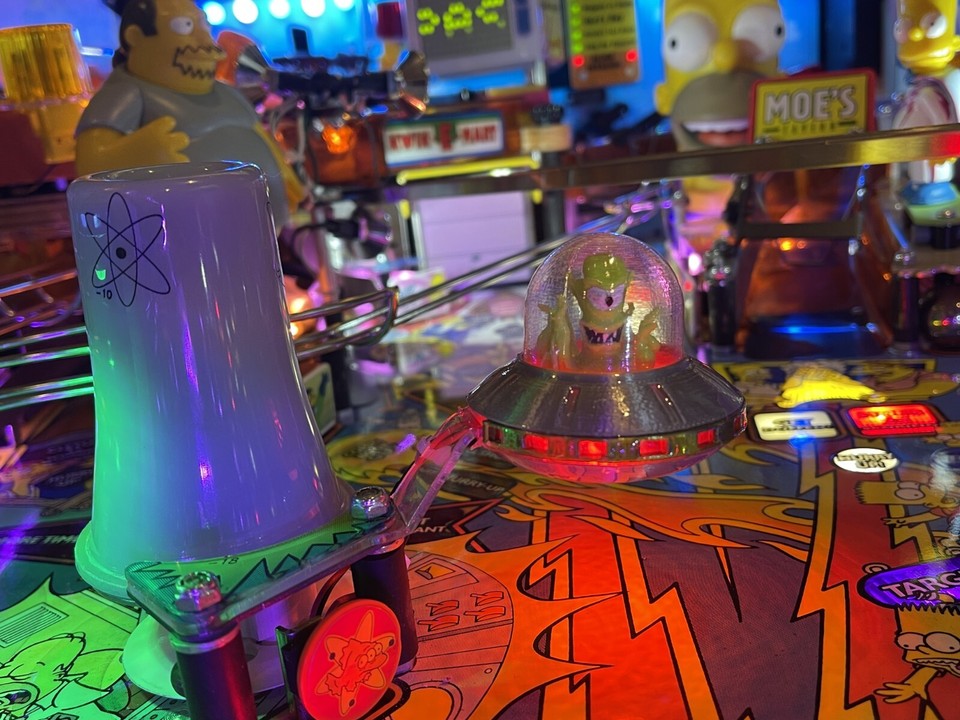 The Simpsons Pinball Party (TSPP) Kodos Johnson "Flying" UFO Mod | eBay