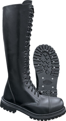 Brandit Schuh Phantom Boots 20 Eyelet in Black | eBay