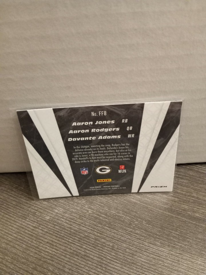 2020 Mosaic Football Flea Flicker Green Bay Packers SILVER MOSAIC PRIZM ...