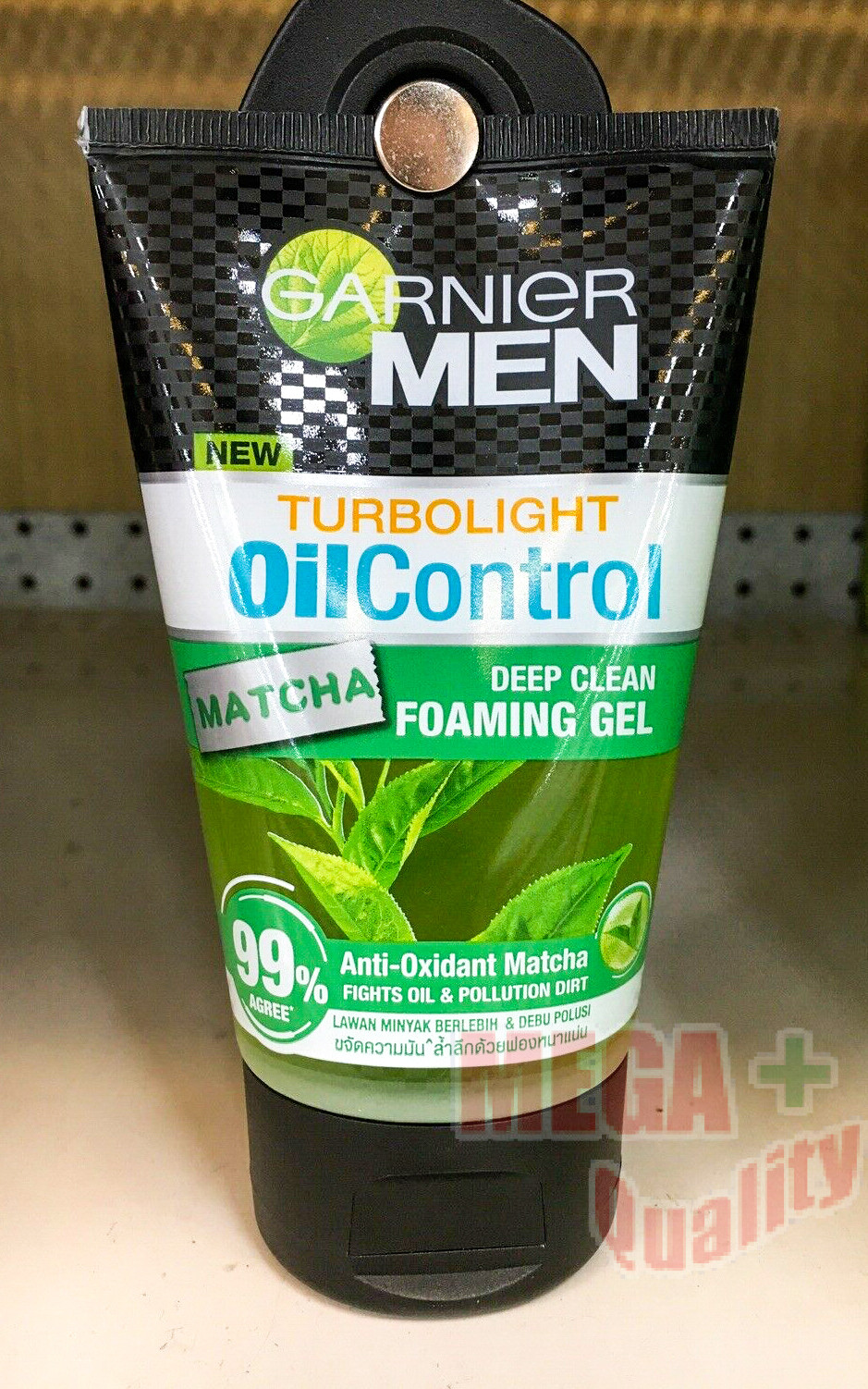 100ml X 3 Garnier Men Oil Control Antioxidant Matcha Deep Clean Foaming ...