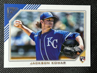 2022 Topps Gallery Baseball JACKSON KOWAR RC #192 Kansas City Royals ...