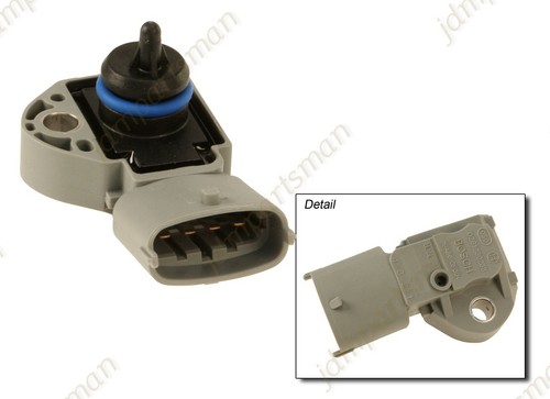 New Bosch Fuel Pressure Sensor - on Fuel Rail Gas 31272732 for Volvo ...