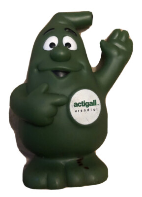 1989 Actigall Vintage Soft Vinyl Toy Advertising Medicine Gallbladder ...