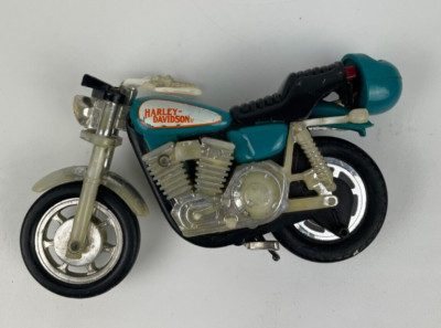 Harley Davidson Motorcycle Vintage 1981 BLUE Pull String 80s Toy ...